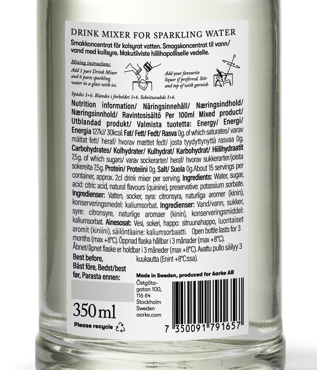 Aarke Drink Mixer - Spruce Tonic